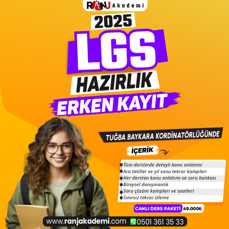 2025 ERKEN KAYIT - Ranj Akademi